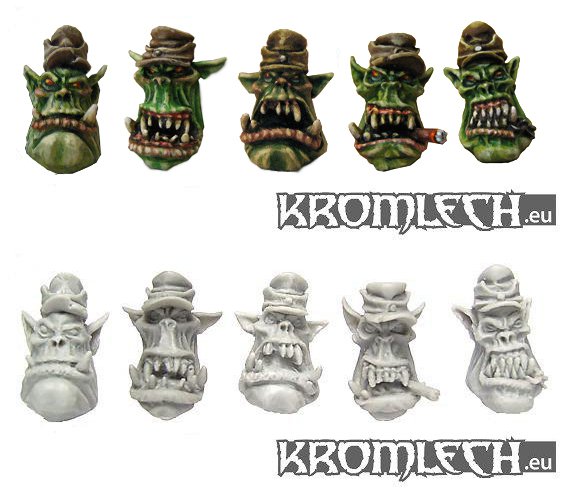 german orc heads – OnTableTop – Home of Beasts of War