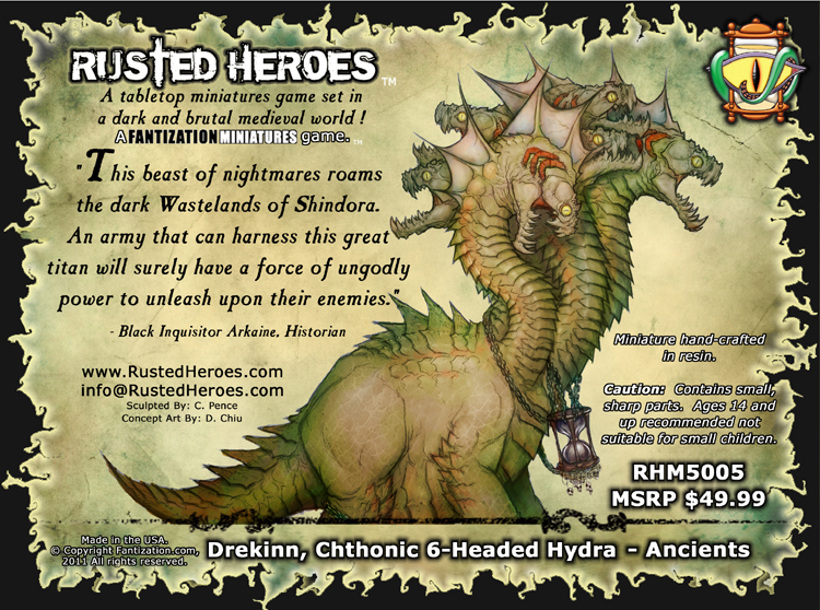 Massive Hydra from Rusted Hereos – OnTableTop – Home of Beasts of War