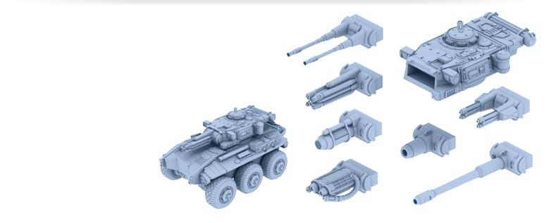 Rapid Assault Vehicle: New Weapon Designs – OnTableTop – Home of Beasts ...