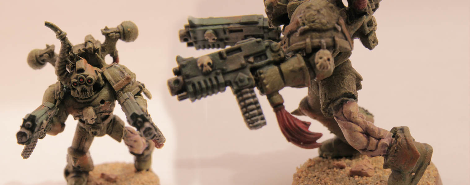 Chaos Space Marine with gimp leg – OnTableTop – Home of Beasts of War