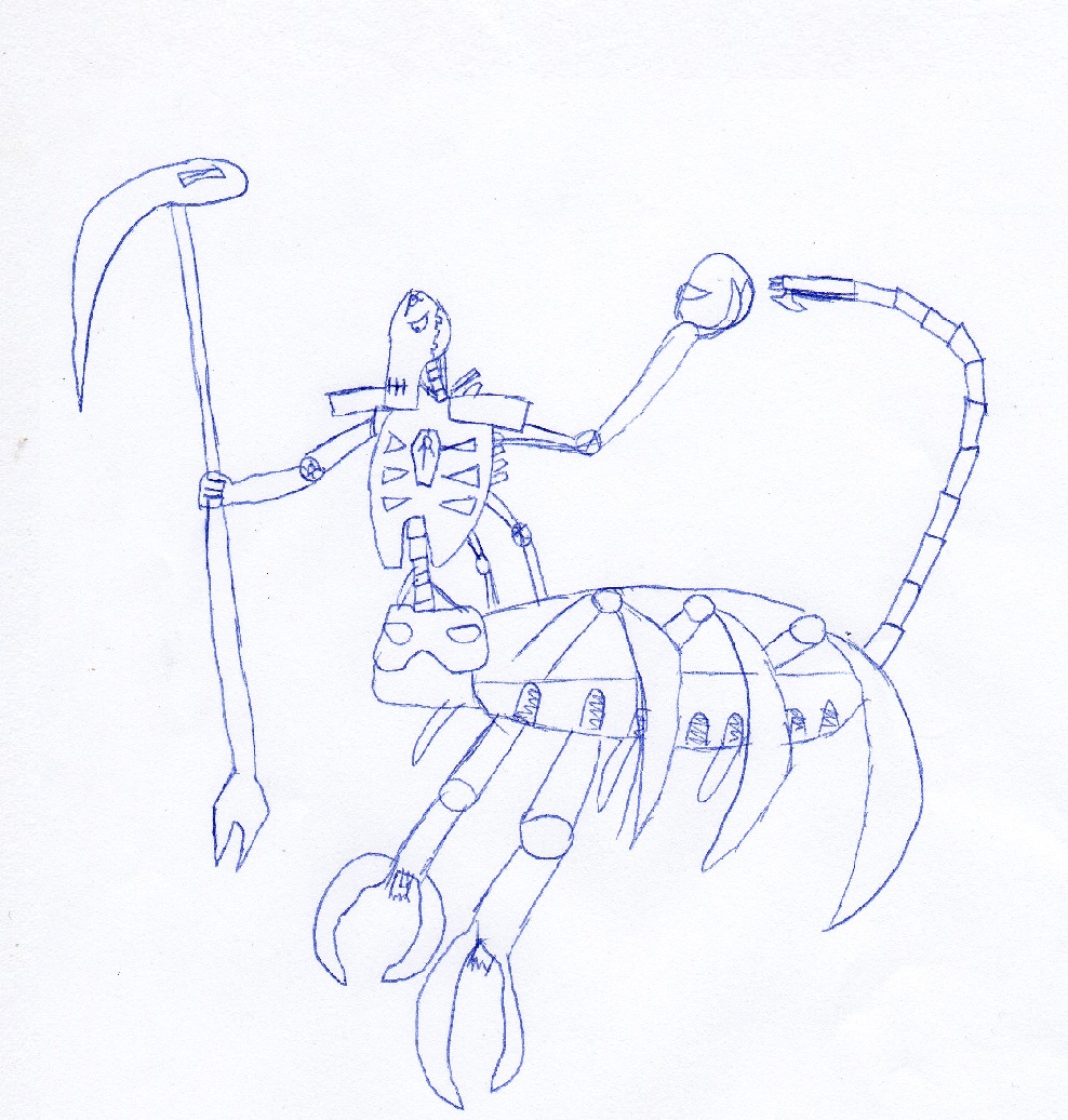 Necron scorpion lord. – OnTableTop – Home of Beasts of War
