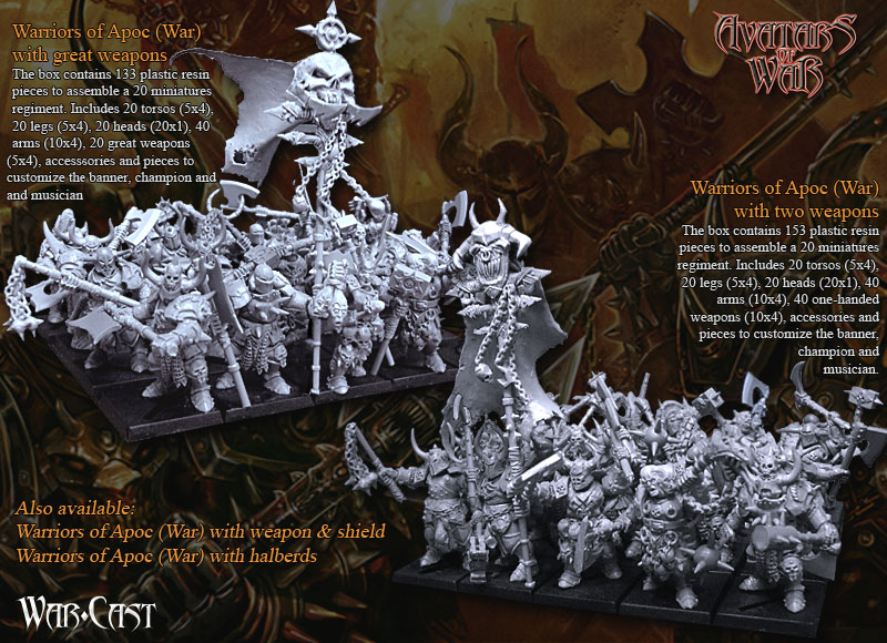 Warriors of Apoc Now on Pre-Order from Avatars of War – OnTableTop ...