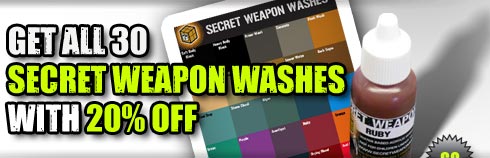 20% OFF Secret Weapon Washes – OnTableTop – Home of Beasts of War