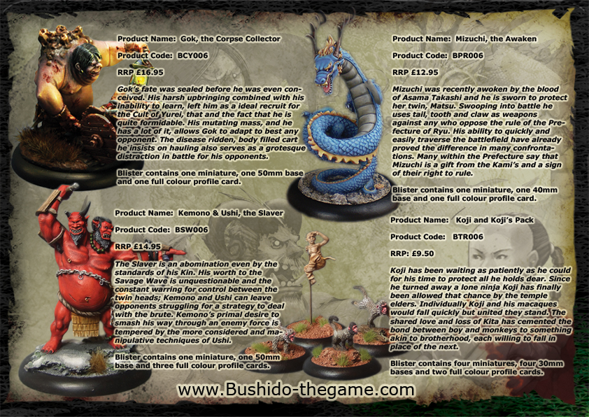 Bushido Wave 5 Up for Pre-order…and Could You Win a Free Board ...
