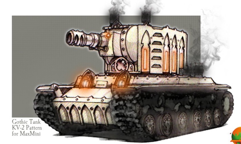 Maxmini Start Designing a Sci-Fi Gothic Tank – OnTableTop – Home of ...