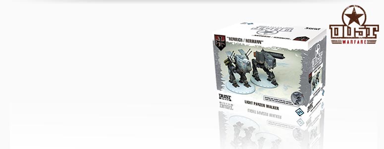 DUST Warfare… Axis Light Mech – OnTableTop – Home of Beasts of War