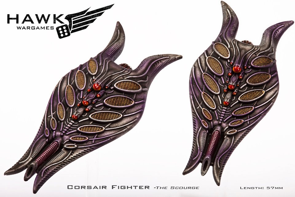 A Scourge Fighter Drops Into Dropzone Commander Ontabletop Home Of