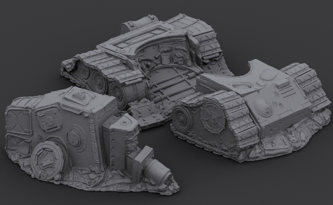 Destroyed & Scrapped Tanks From Secret Weapon Miniatures – OnTableTop ...