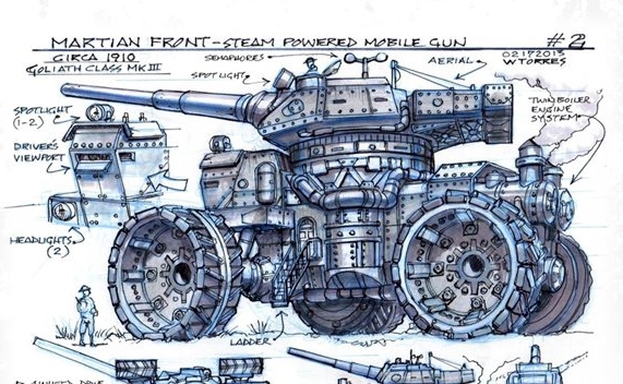 Alien Dungeon Start Construction Of The Goliath Tank – OnTableTop ...