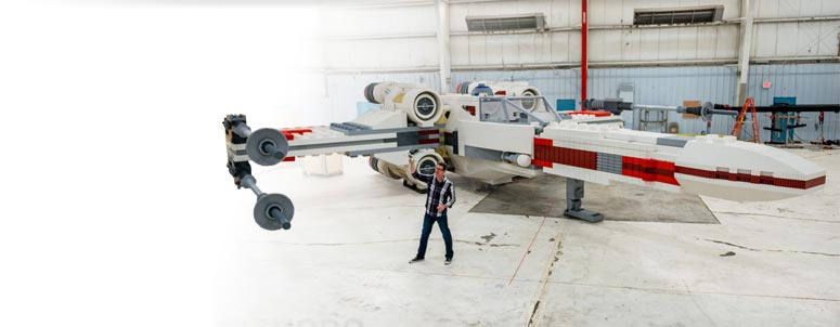 A Life Sized Red Five Is Made of Lego!! – OnTableTop – Home of Beasts ...