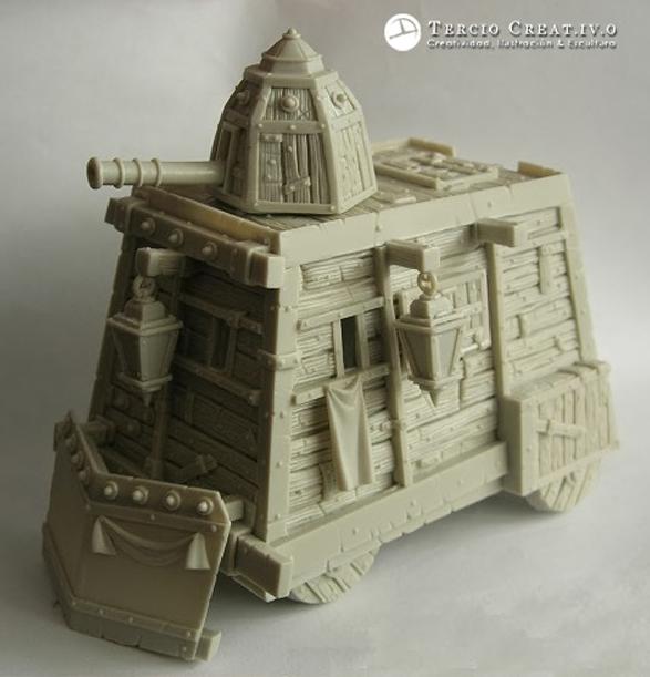 Tercio Creativo Unveil Their Prototype Armoured Carriage – OnTableTop ...