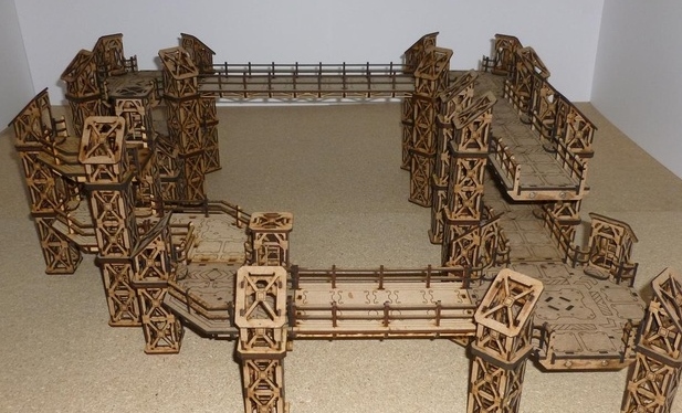 T.J.H Models Construct Their Massive Walkway Systems – OnTableTop ...
