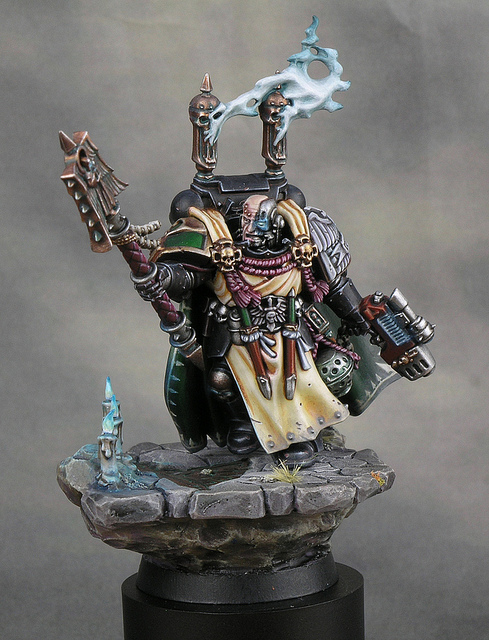 Ltd Ed. Dark Angels Chaplain Front – OnTableTop – Home of Beasts of War