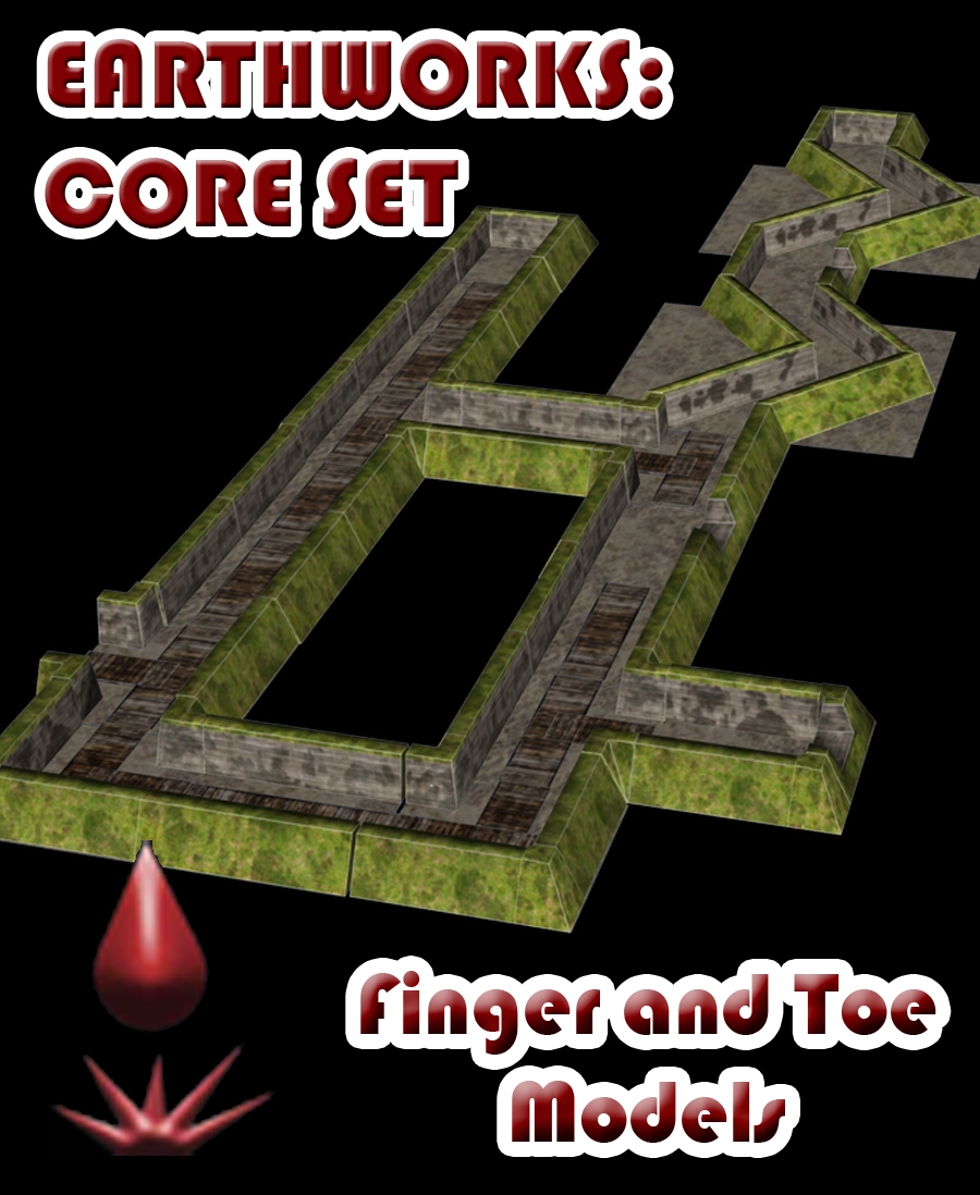 Print Out Some Earthwork Defences from Finger and Toe Models ...