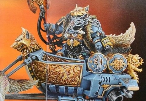 Space Wolf Logan Grimnar Storms In On His New Sled – OnTableTop – Home ...