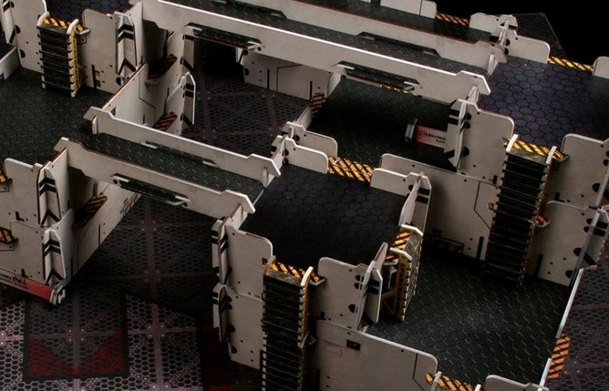 Hexagon Mill Hit Kickstarter With Pre-Painted Flat Pack MDF Terrain ...