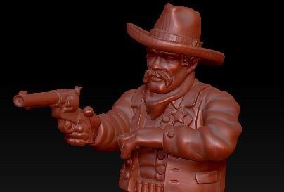Knuckleduster Miniatures Shows Off The Gunslinging Bass Reeves ...