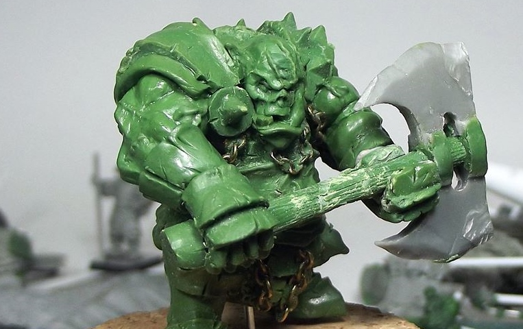 A Brutish Orc Warboss Takes Shape From MOMMiniaturas – OnTableTop ...
