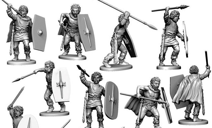 The Forces Of The Gauls Finalised By Victrix For Ancient Warfare ...
