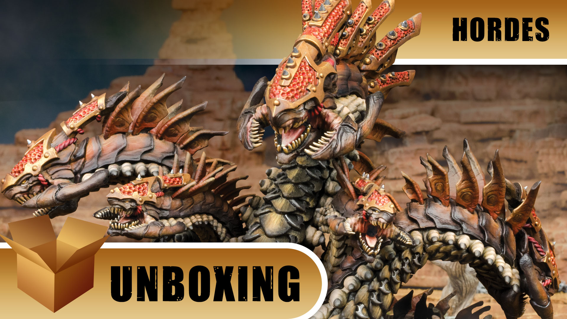 Hordes Unboxing: Skorne Desert Hydra – OnTableTop – Home of Beasts of War