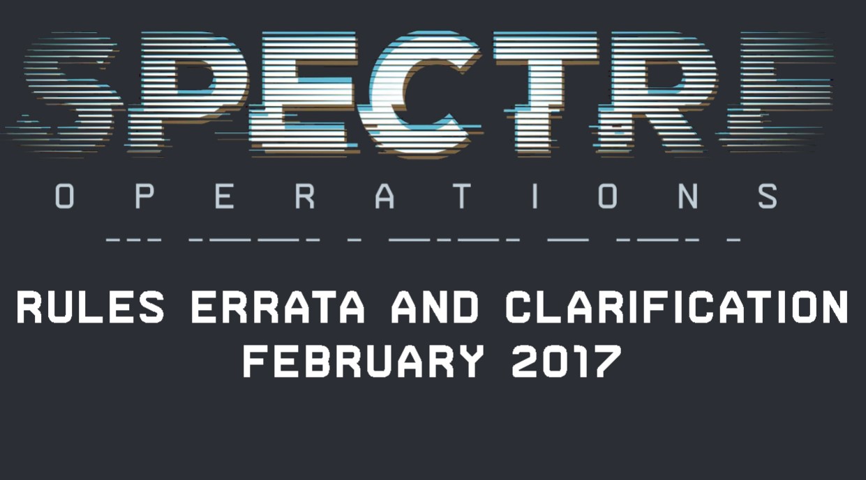 Spectre Miniatures Adds Updated Errata For Their Rules – OnTableTop ...