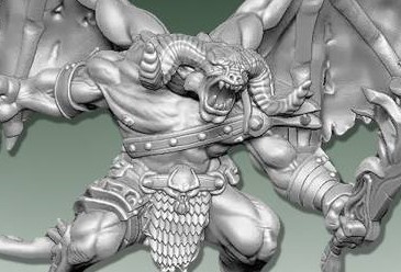 Reaper Miniatures’ Fire Demon Coming To Bones 4 Kickstarter ...